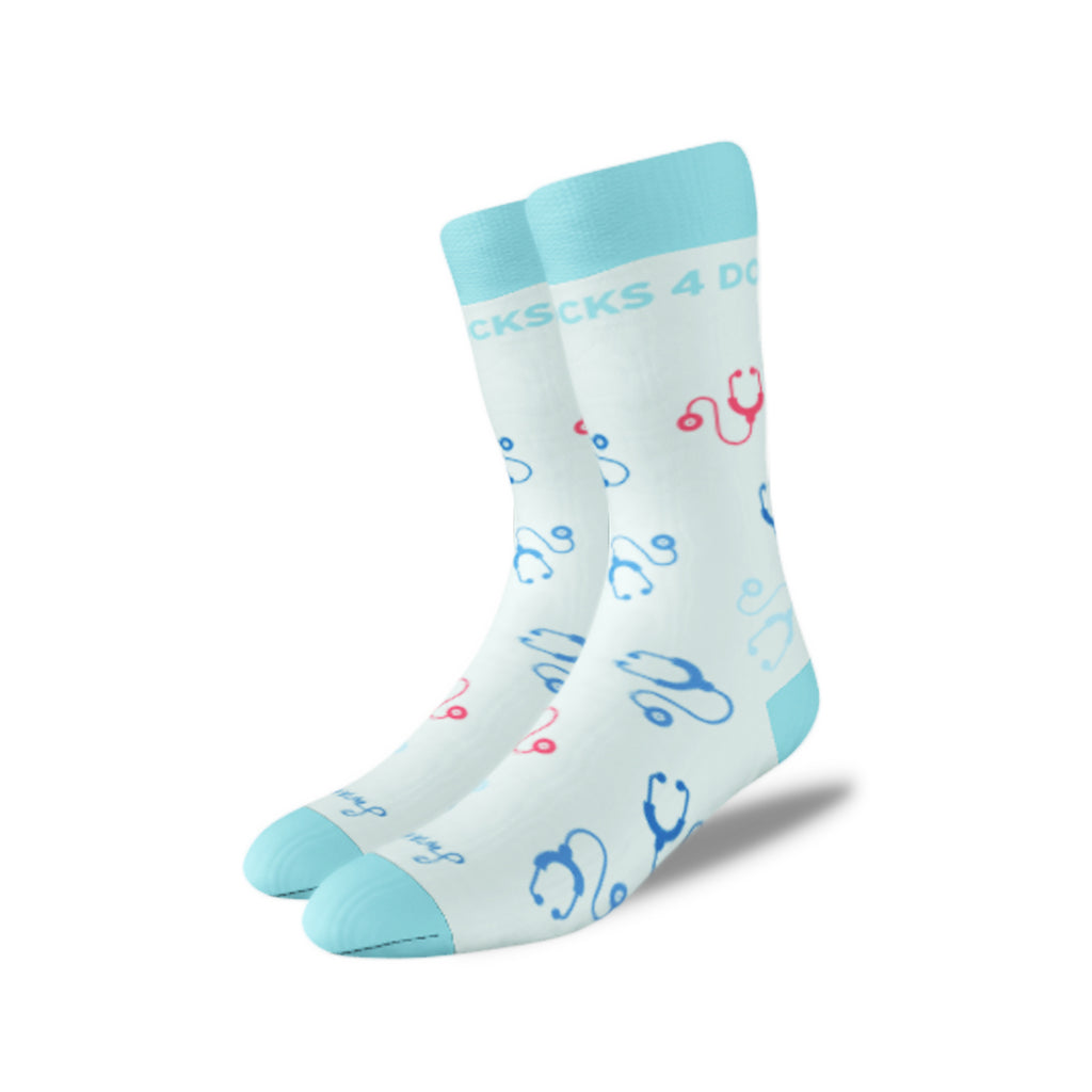 Crazy Socks for Docs Stethoscope – Swanky Socks